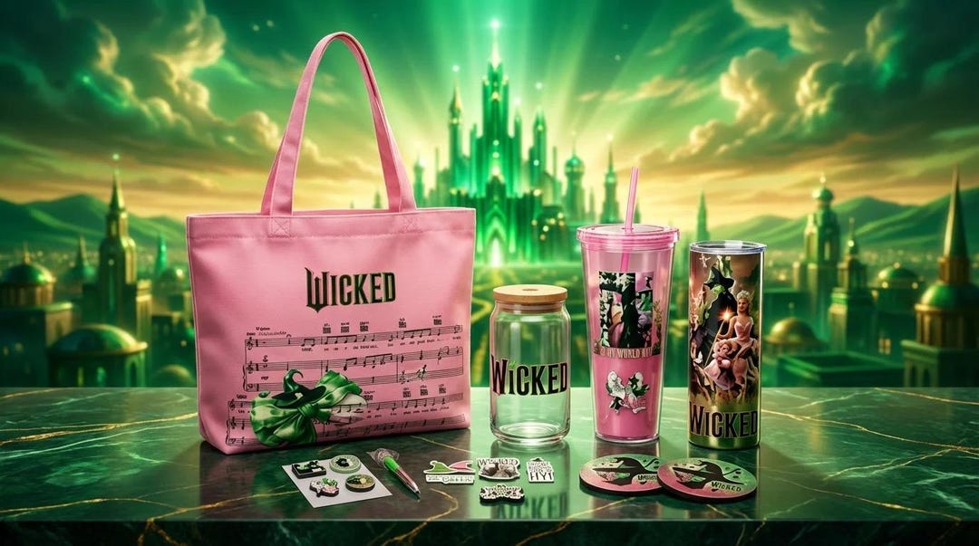 Pink Wicked Musical and Oz Inspired Gift Se - Etsy