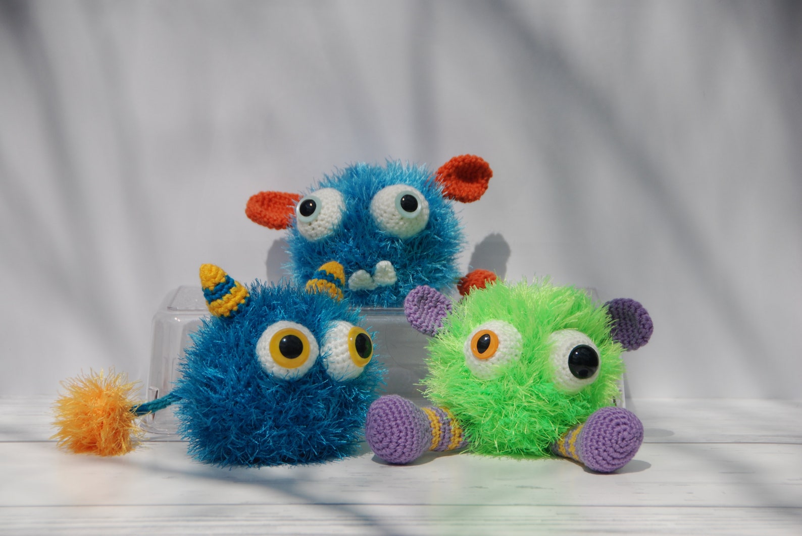 Fuzzy Monster Toy Monster Toy Fuzzy Monster Silly Monster - Etsy