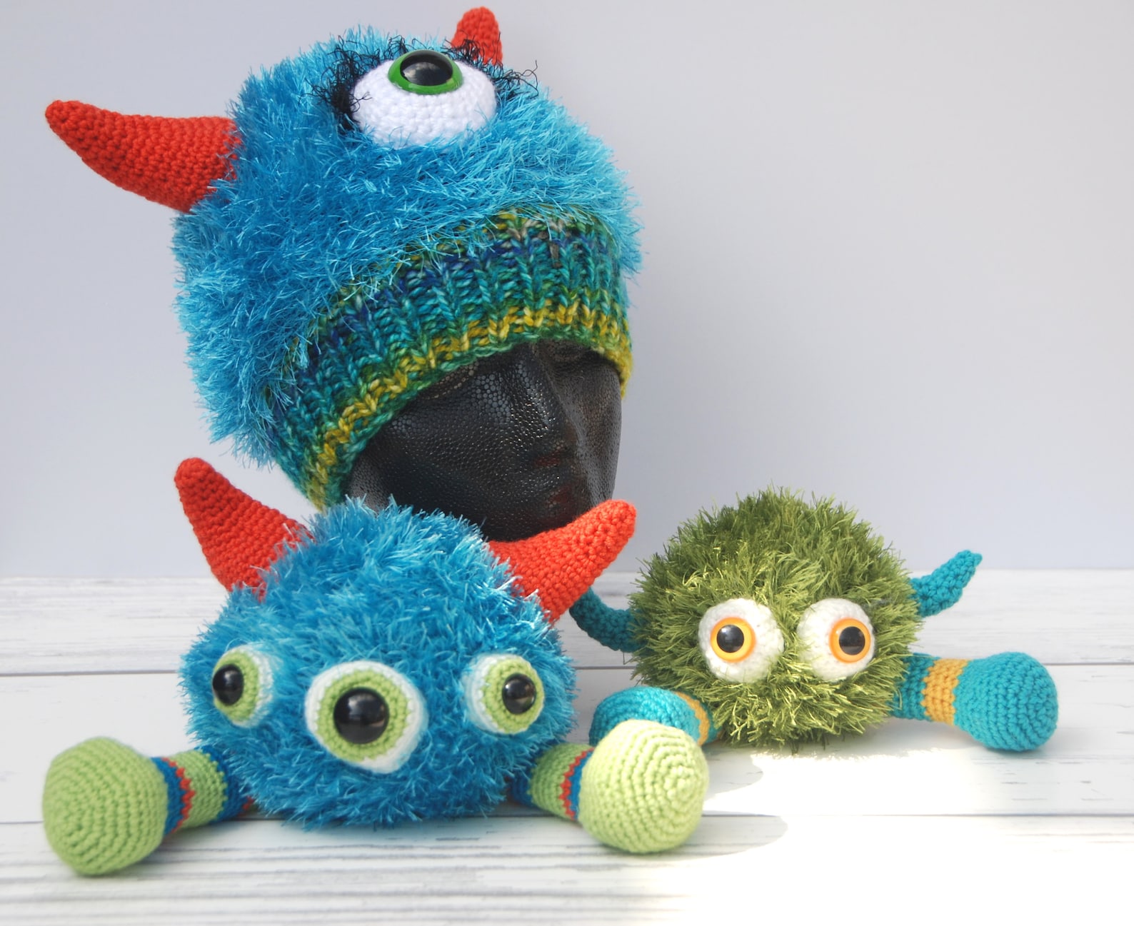 Fuzzy Monster Toy, Monster Toy, Fuzzy Monster, Silly Monster, Desk Toy ...