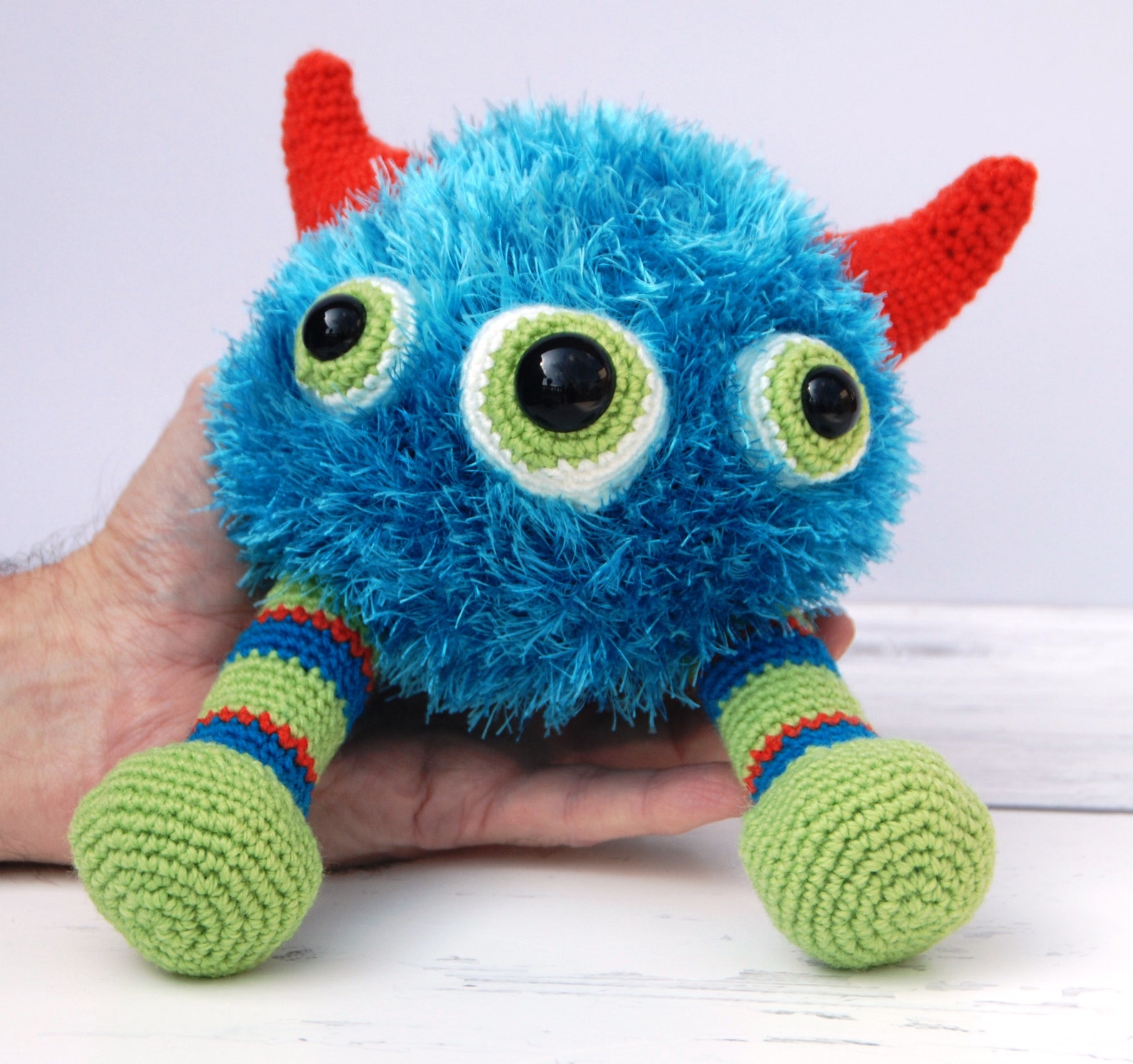 Fuzzy Monster Toy, Monster Toy, Fuzzy Monster, Silly Monster, Desk Toy ...