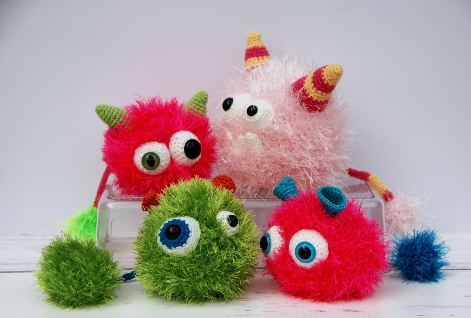 Fuzzy Monster Toy Monster Toy Fuzzy Monster Silly Monster - Etsy