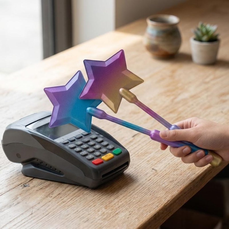 3d Credit Card Wand - Etsy