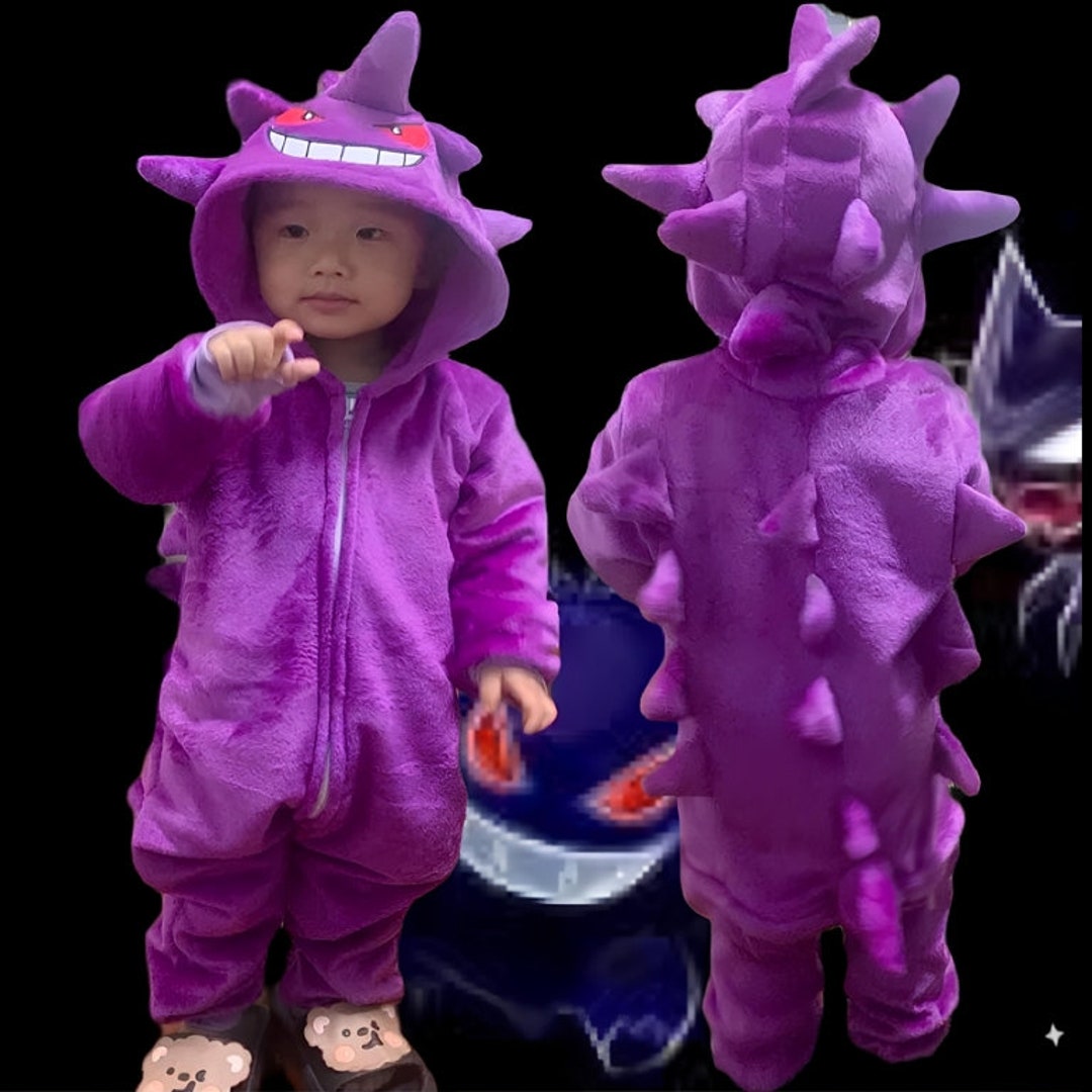Pokemon Gengar Cosplay Children Pokemon Gengar Costume - Etsy