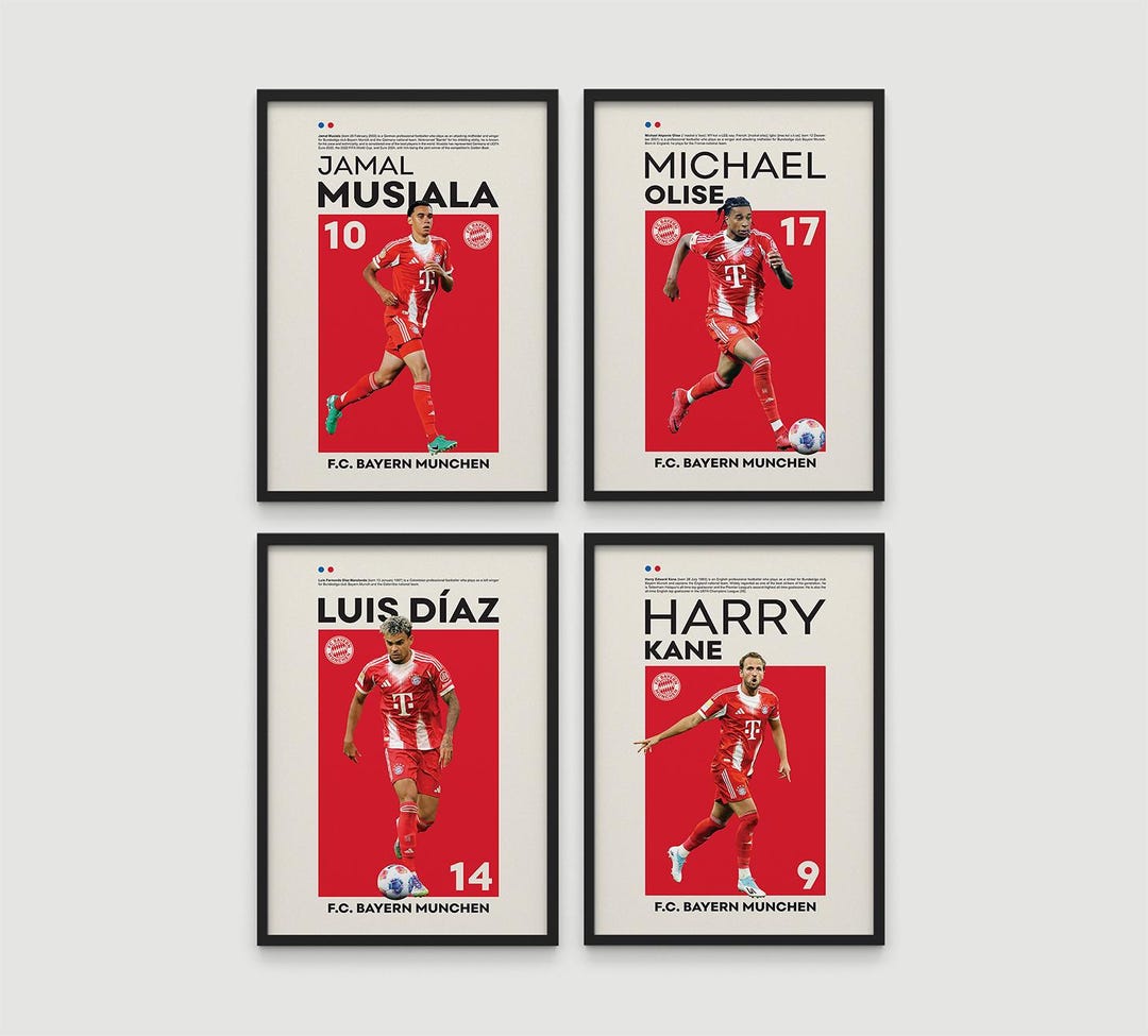 Jamal Musiala, Michael Olise, Luis Diaz, Harry Kane, Joshua Kimmich ...