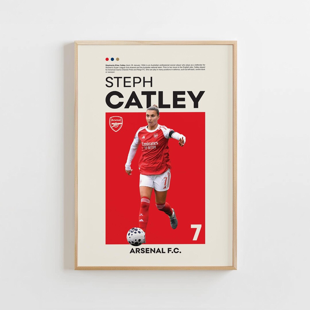 Steph Catley Poster, Football Fan Gift (digital Download) - Etsy