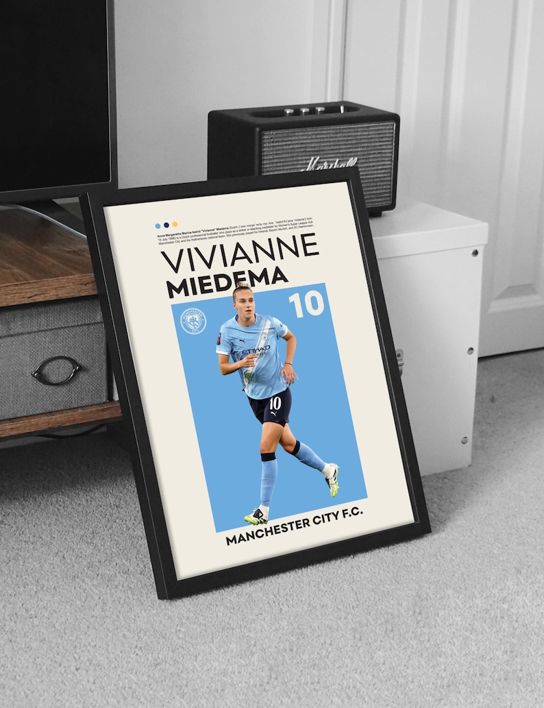 Vivianne Miedema Poster, Football Fan Gift (digital Download) - Etsy