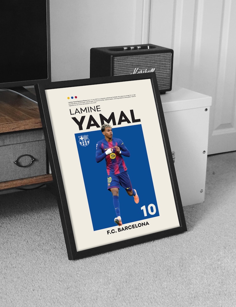 Lamine Yamal Poster, Football Fan Gift (digital Download) - Etsy