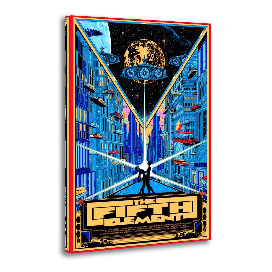 Fifth Element Poster Painting on Canvas Wall Art Poster Picture Print ...