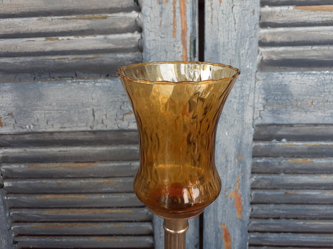 Homco Amber Tudor Peg Votive Cup Home Interiors - Etsy