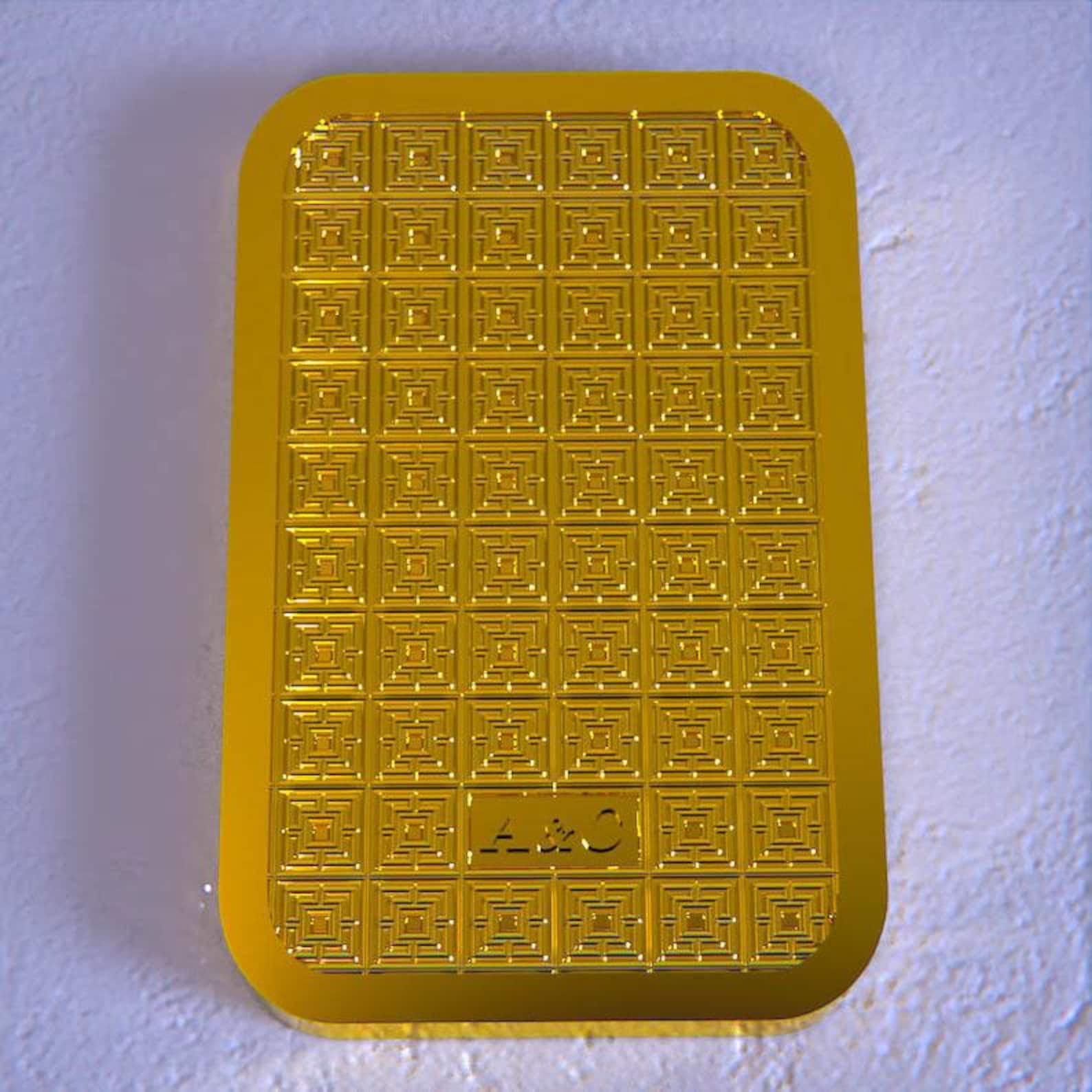 24k Custom Gold Bar .999 Pure Gold - Engraving - Etsy