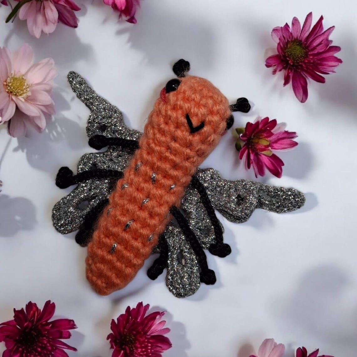 Click-clack Fidget Bugs Crochet PDF | 3-in-1 Keychain Stress Toys ...