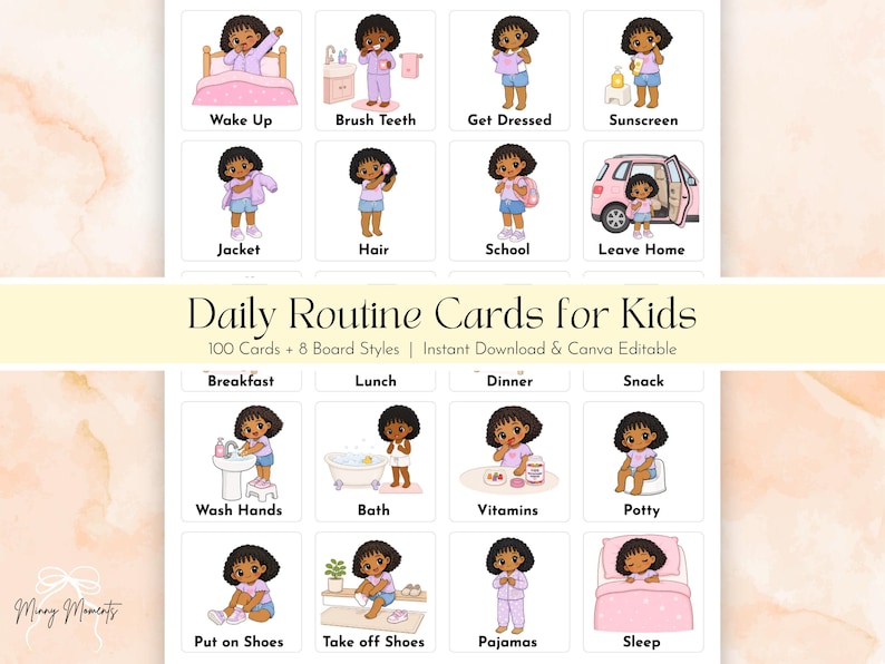 Toddler Daily Routine Bundle | Visual Schedule Cards, Autism Support ...