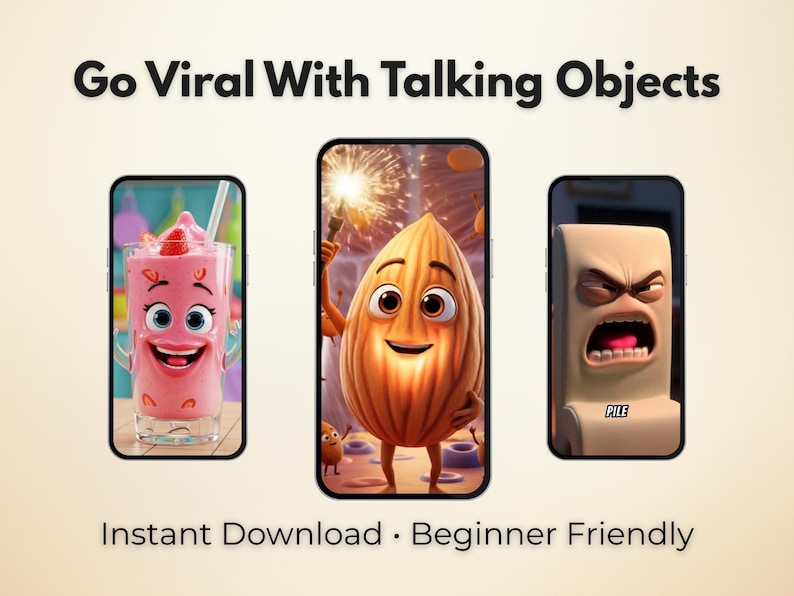 100+ Talking Objects Prompts Bundle | Viral Video Creator Guide ...