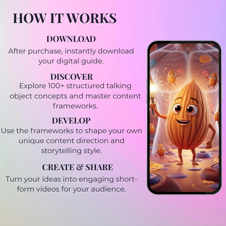 100+ Talking Objects Prompts Bundle | Viral Video Creator Guide ...