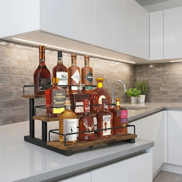 Tiered Bar Shelf - Etsy
