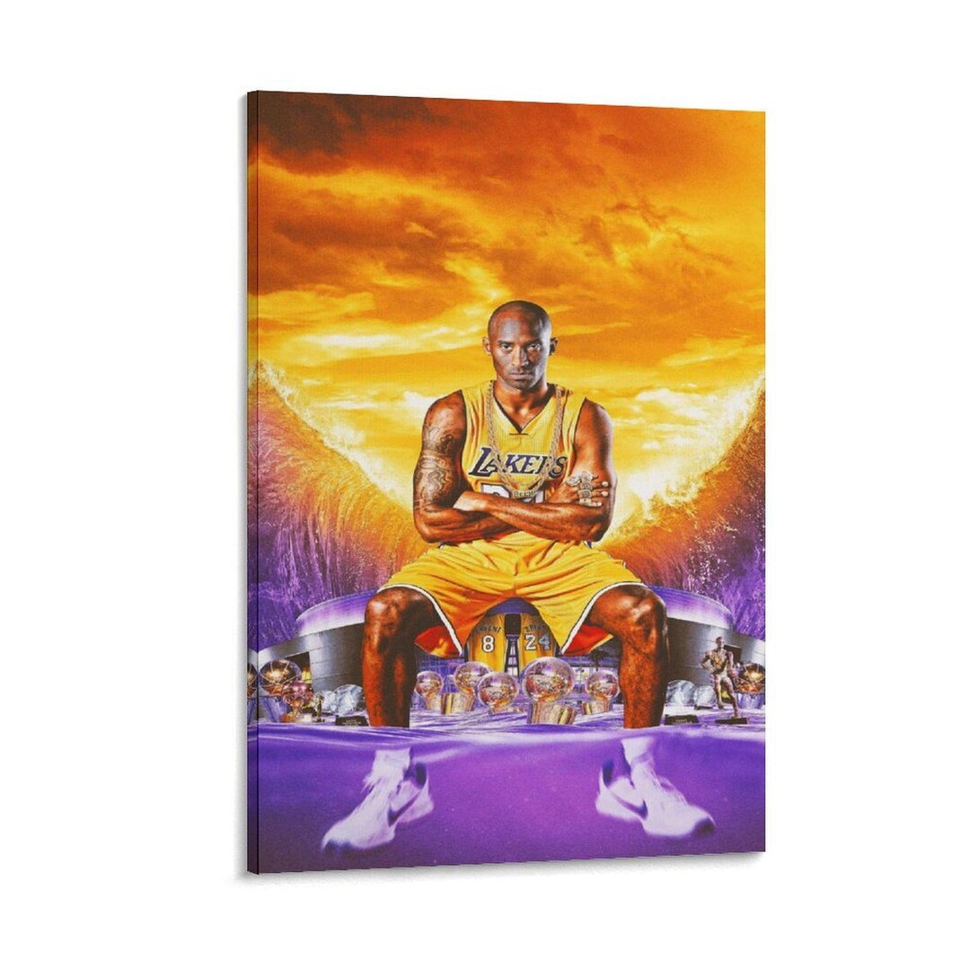 Basketball Players Kobe Bryant's Was Harder to Guard Canvas Art ...