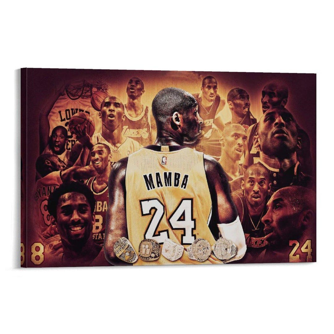Basketball Players Mamba Kobe Bryant's Canvas Art Painting Wall Decor ...