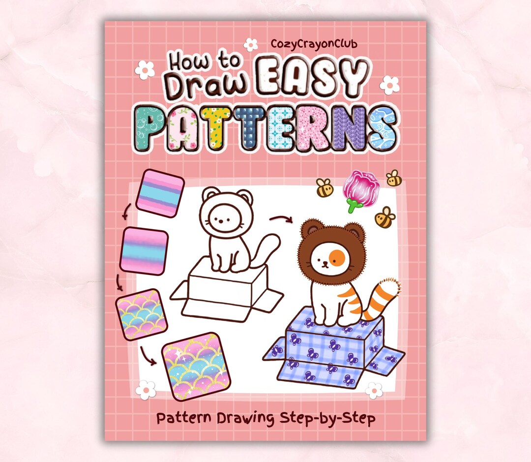 How to Draw Easy Patterns Coloring Book - Etsy Australia