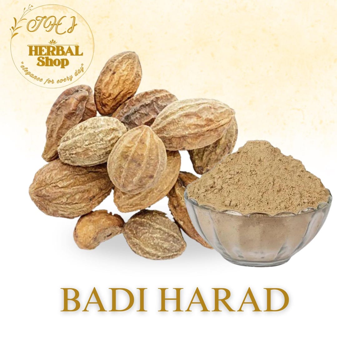 Badi Harad Fruit & Powder | Big Haritaki Terminalia Chebula Ayurvedic ...
