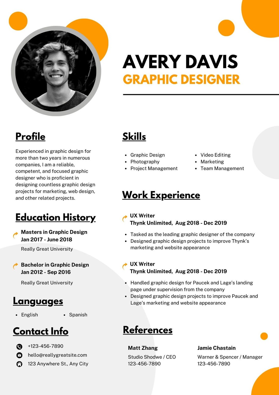 Editable Resume & Cover Letter With Digital Resume Template for ...
