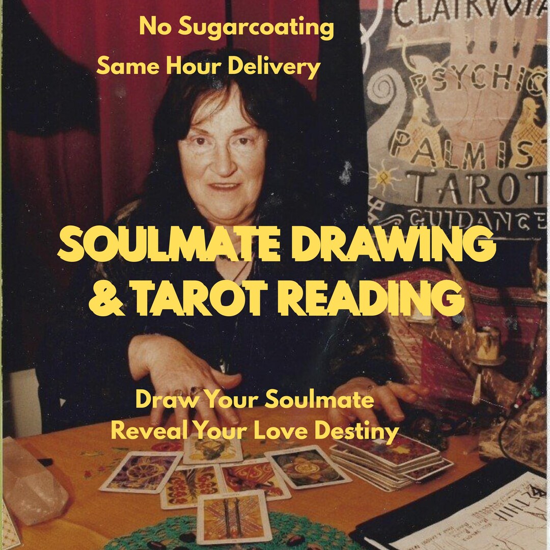 Soulmate Psychic Drawing | Same Hour Portrait | Tarot Love and Future ...