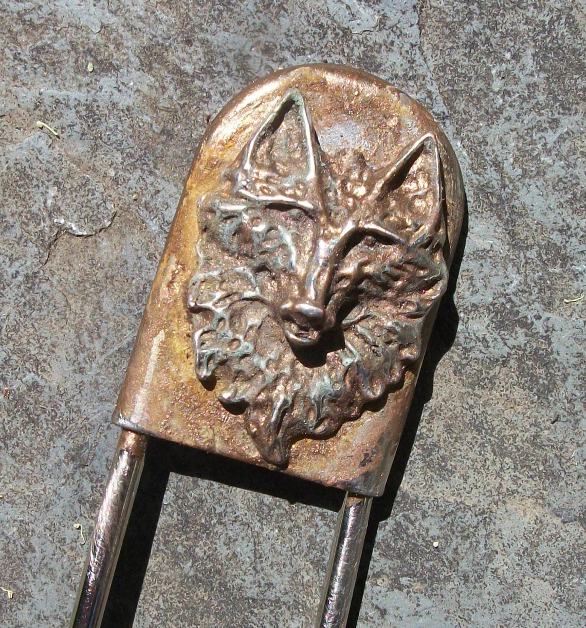 Bohemian FOXY LION Key Fob Pin Large Key Purse Attachment Holder Hippie ...