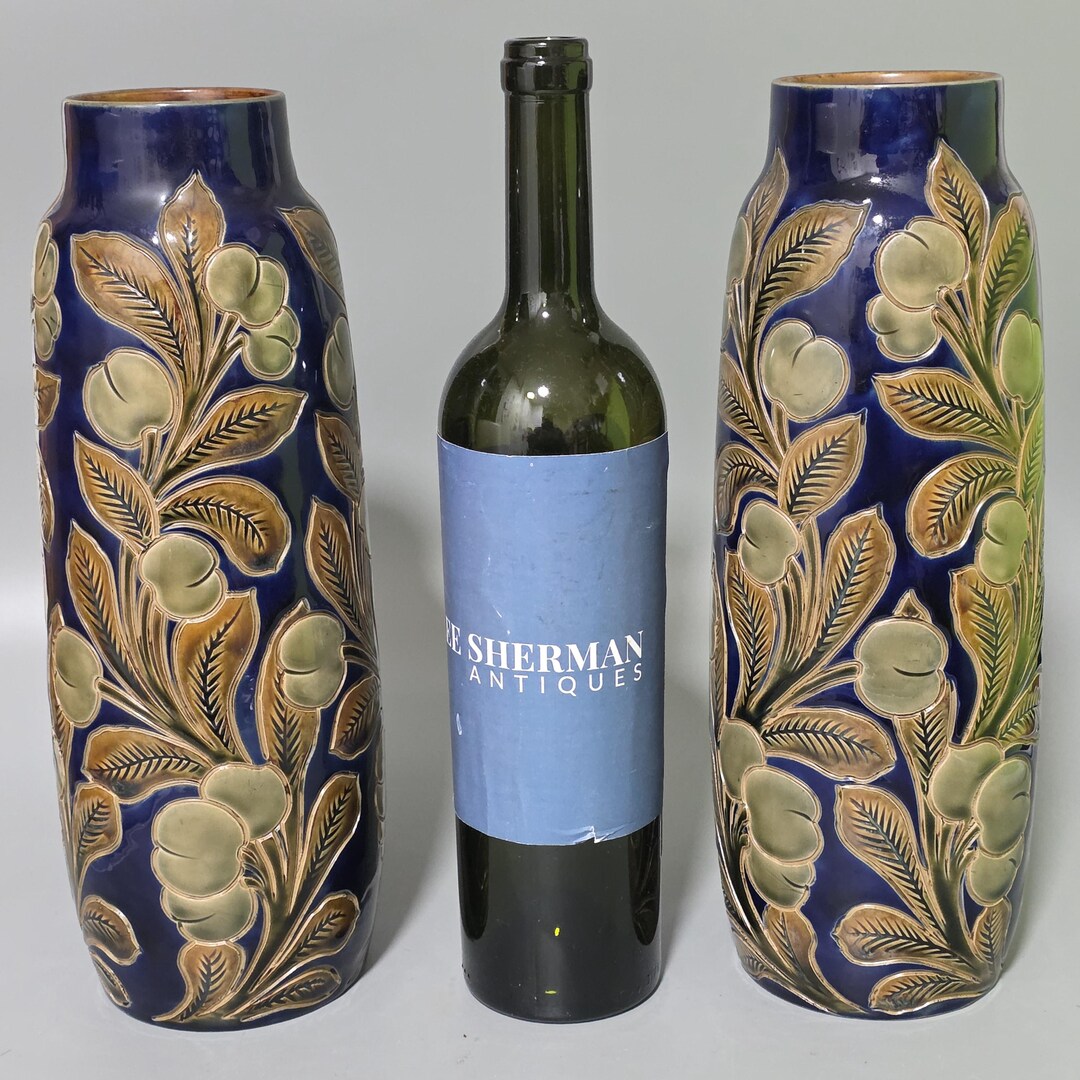 Rare Large Pair of Frank Butler Royal Doulton Vases C1905 - 31.5 Cm - Etsy