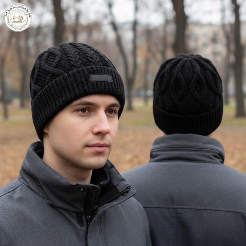 Wool Cap Sewing Pattern PDF | Winter Beanie Hat Pattern | Beginner ...