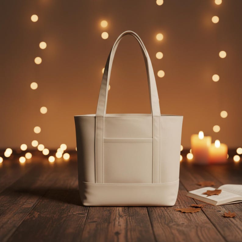 Tote Bag Sewing Pattern PDF | Easy Shoulder Bag Pattern | Minimalist ...