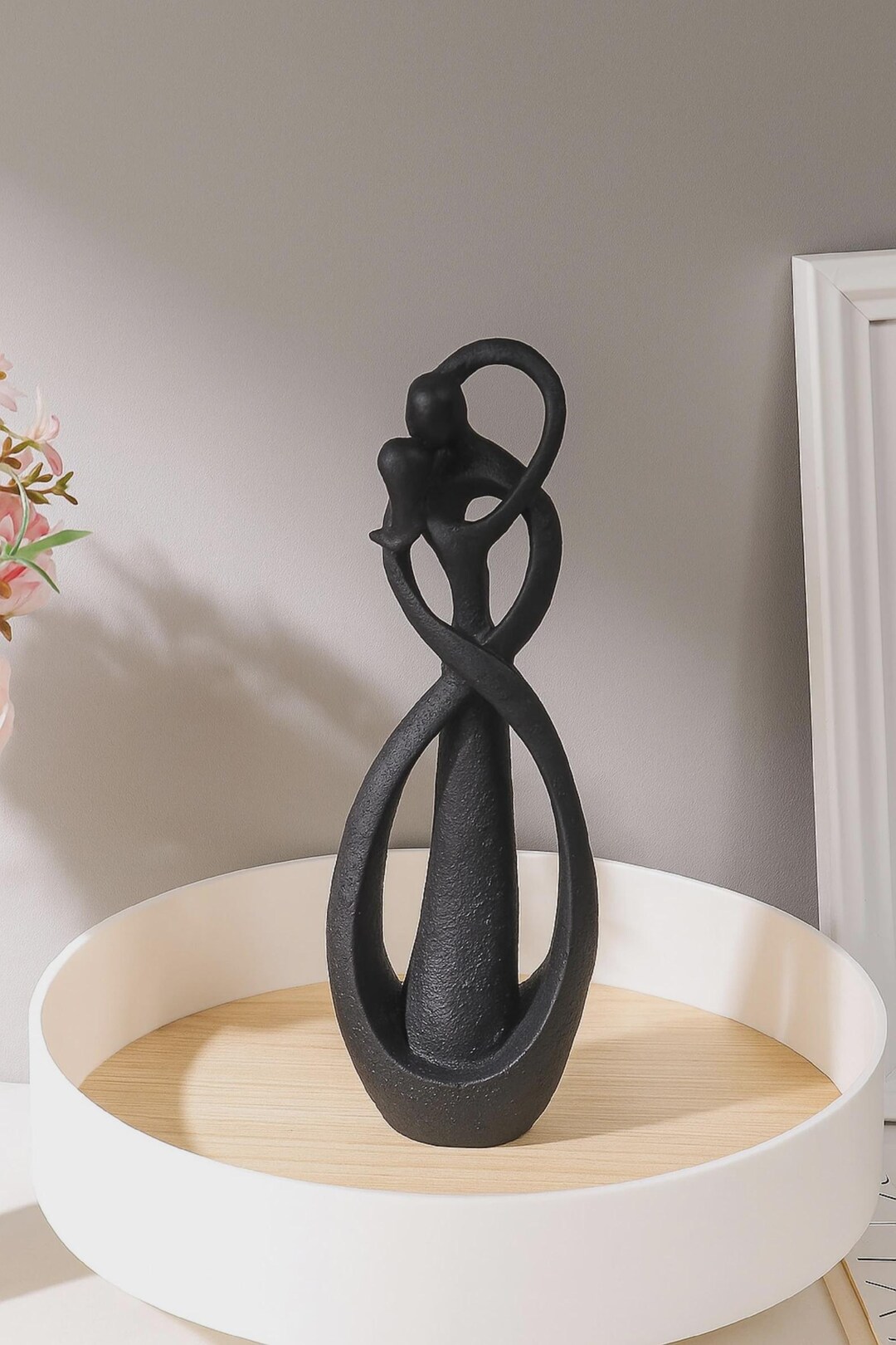 Abstract Couple Sculpture – Modern Minimalist Embrace Home Décor - Etsy ...