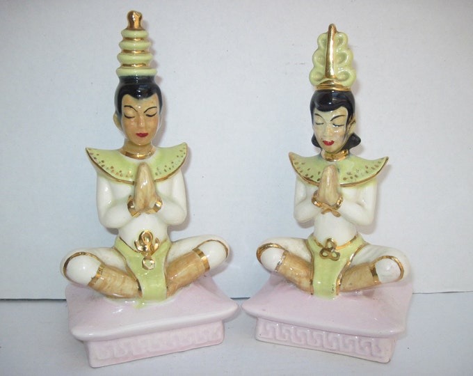 Vintage Hollywood Regency Figurines - Etsy