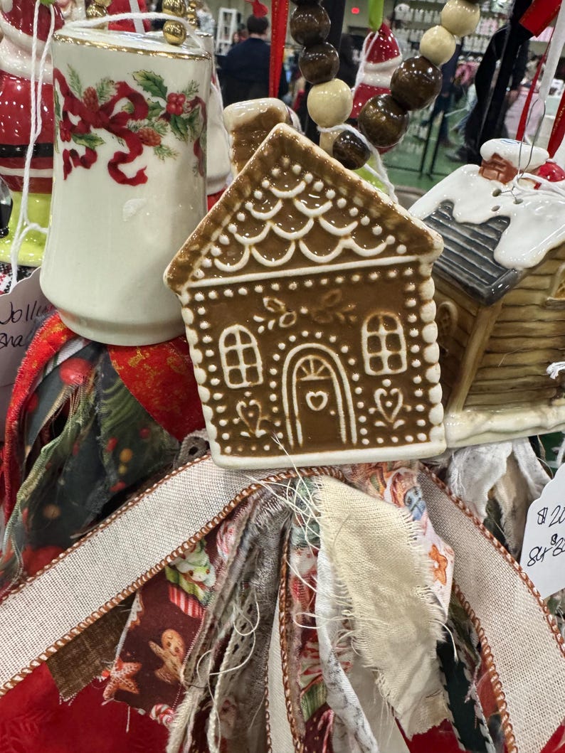 Salt and Pepper Shaker Tassel Gingerbread House - Etsy