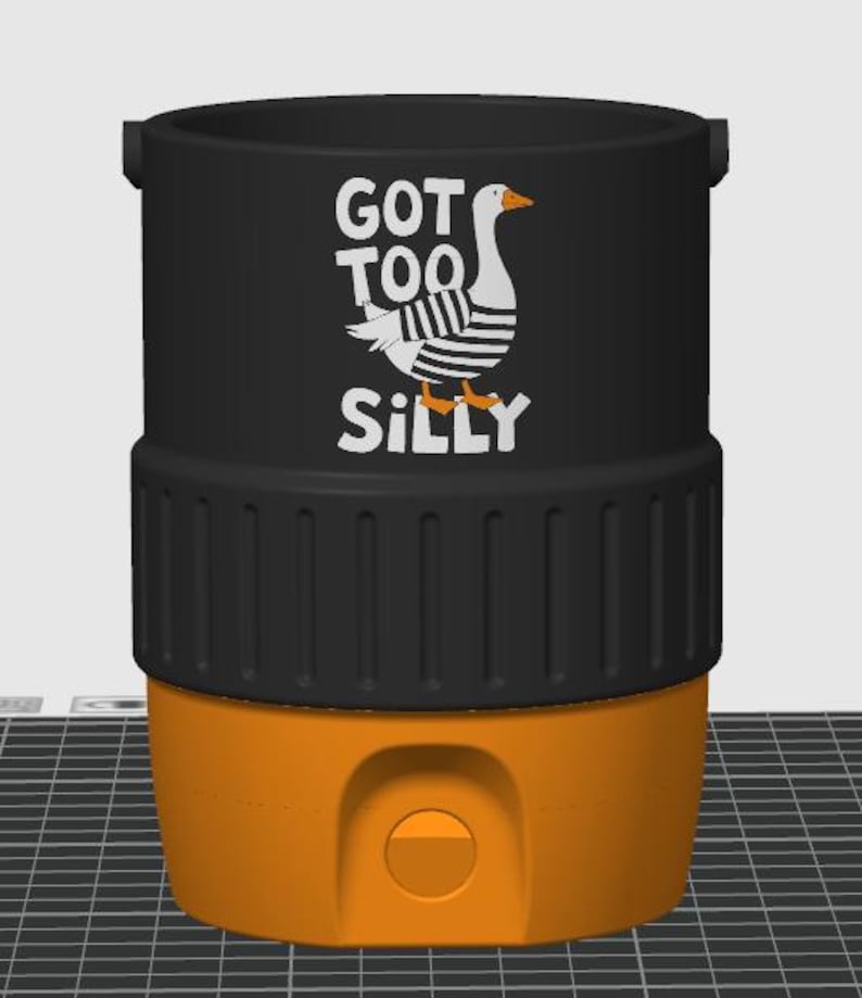 Silly Goose Can Cooler 3D Print Files | Funny Meme STL Download (12oz ...