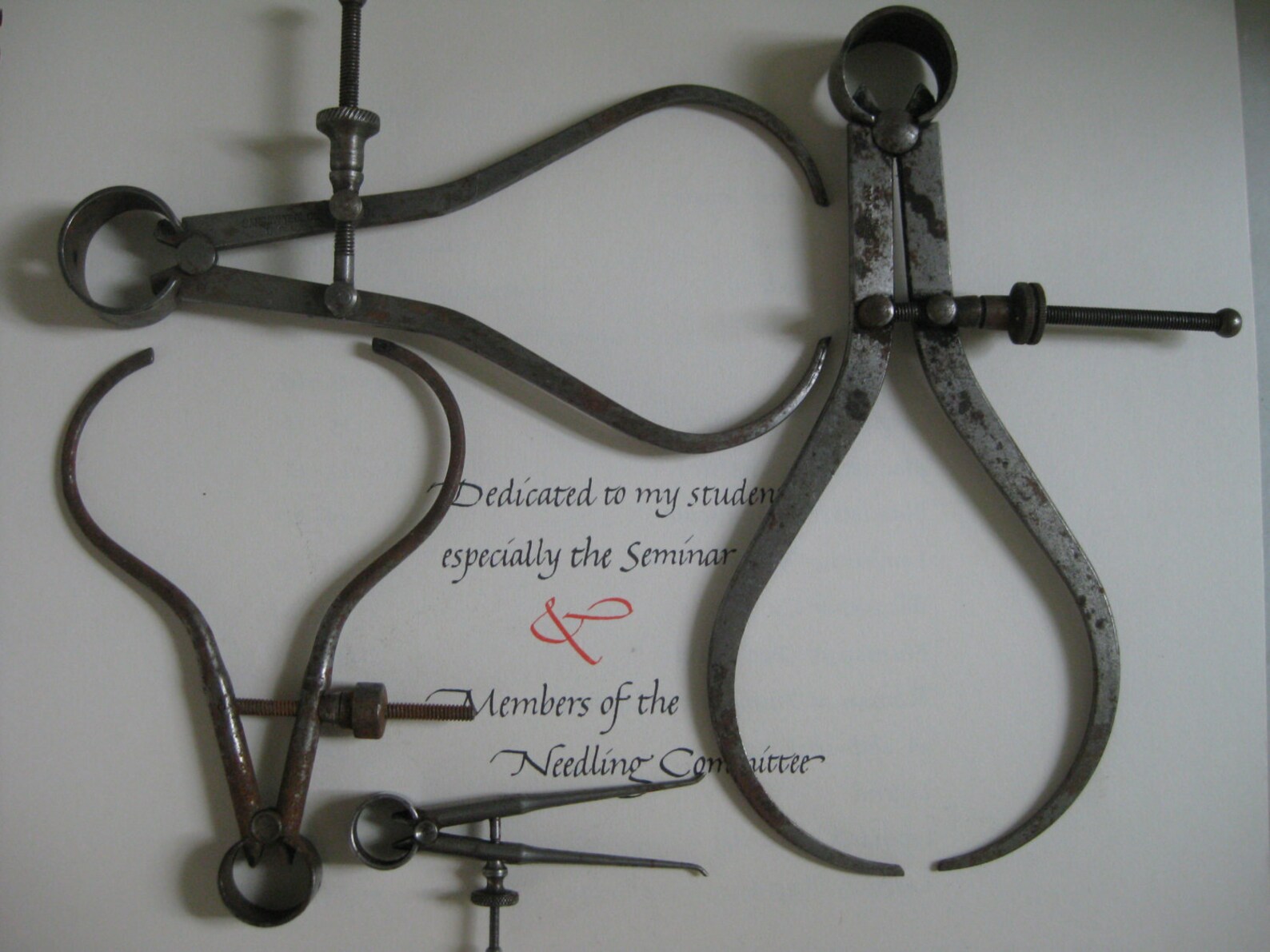 Vintage rusty calipers a jumble of 4 stored in an old barn | Etsy