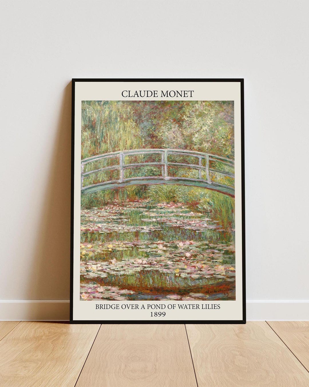 Claude Monet Bridge Over a Pond of Water Lilies 1899, Timeless ...