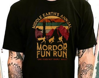 Mordor Fun Run Shirt - Etsy UK