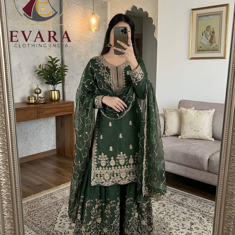 Salwar Kameez for Mehendi - Etsy