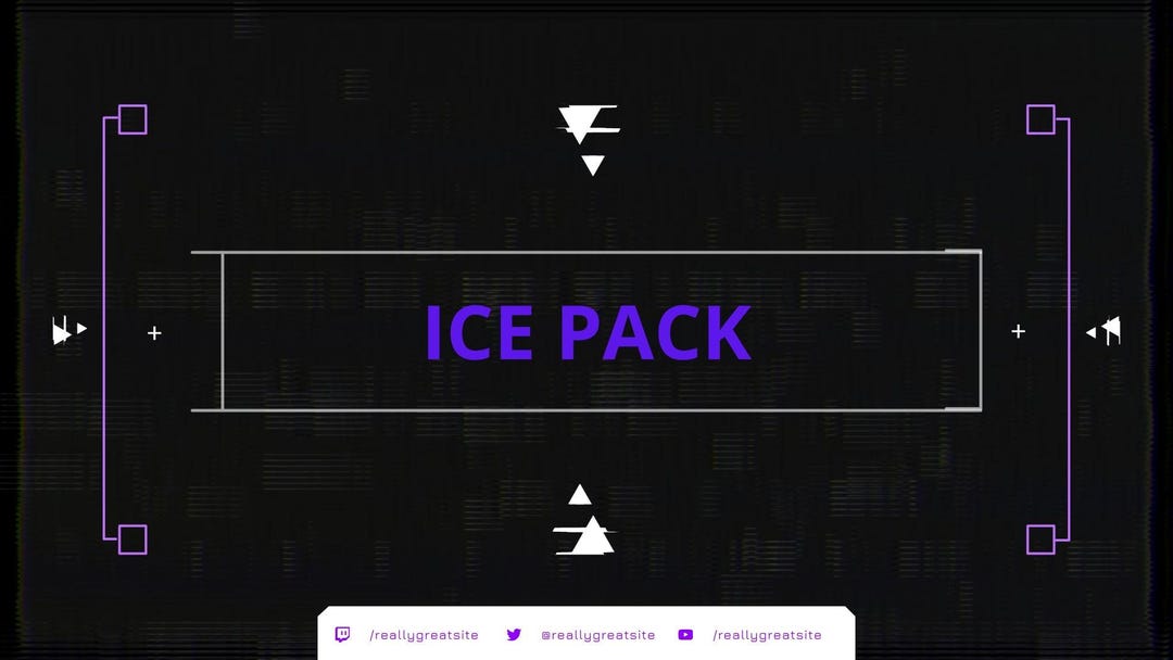 Animated Twitch Alerts Ice Pack - Fire Stream Alerts - Red Neon Overlay ...