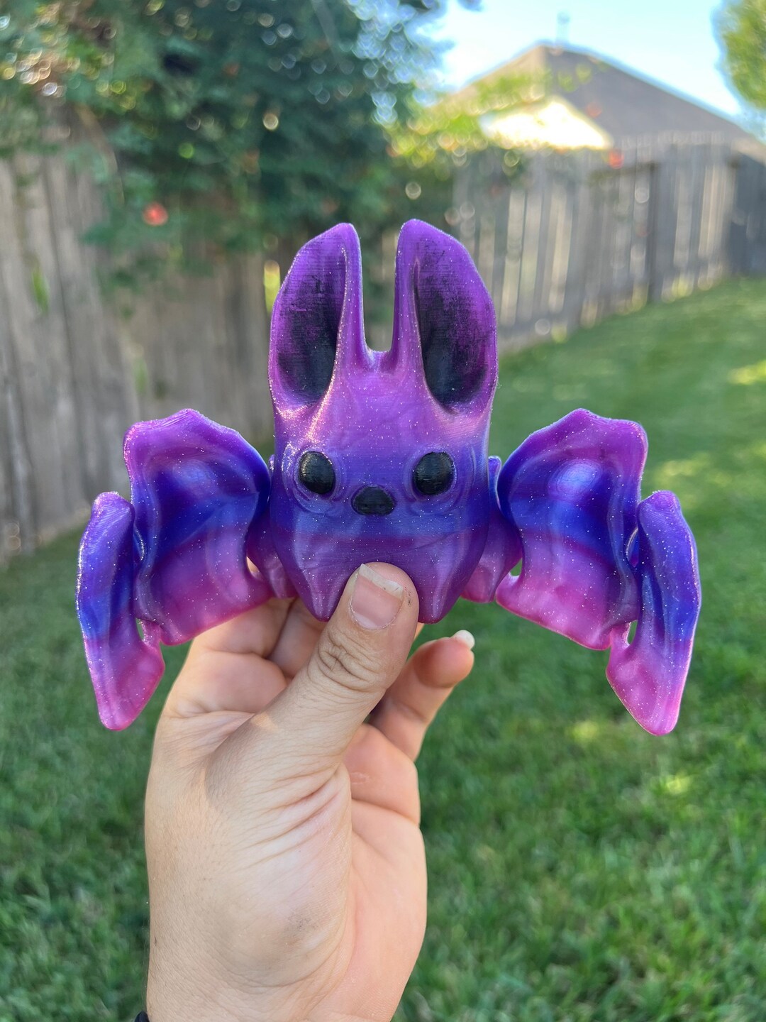 Cute Bat Articulate Bat Fidget (made to Order) Sensory Bat Toy - Etsy