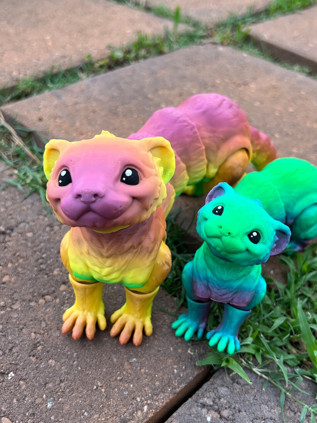 Ferret Fidget Toy - Articulated Sensory Pet With Turning Head ...