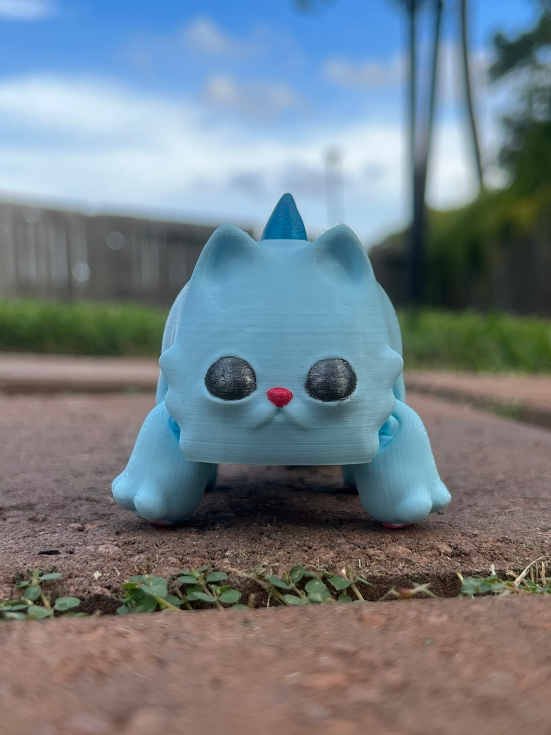 Kittysaurus Fidget Toy: Articulated Cat Dinosaur, Sensory Toy - Etsy