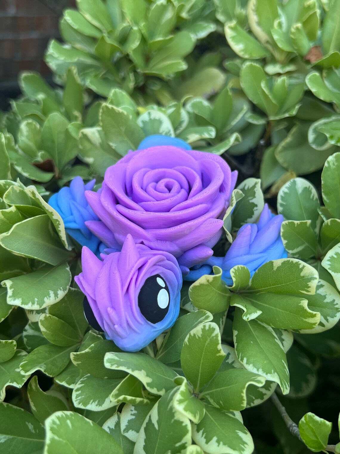 Roseurtle Rose Turtle Fidget made to Order Cute Flower - Etsy