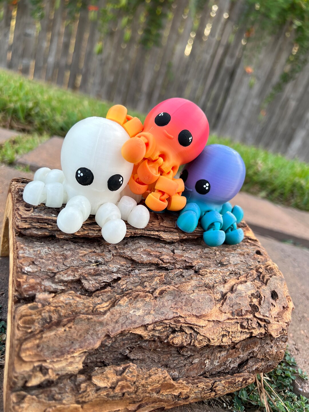 Baby Octopus Fidget made to Order Cute Articulated Octopus Sensory Toy ...
