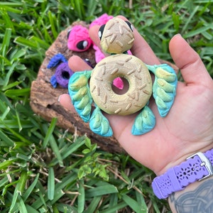 Donurtle Donut Turtle Fidget made to Order Cute Donut Turtle - Etsy