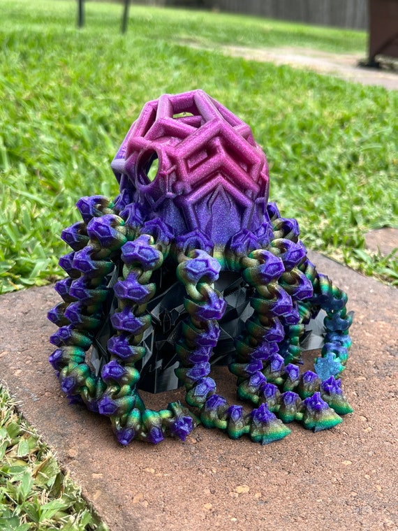 Octopus Fidget made to Order Articulated Sensory Octopus Toy - Etsy