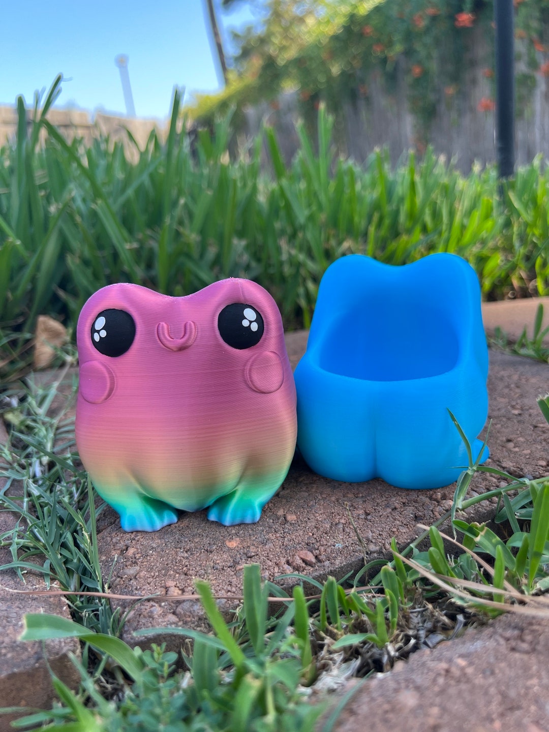 Froggy Planter (made to Order) Cute Frog Succulent Planter - Etsy