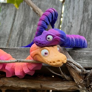 Ball Python Articulated Fidget made to Order Sensory Snake Matmire ...