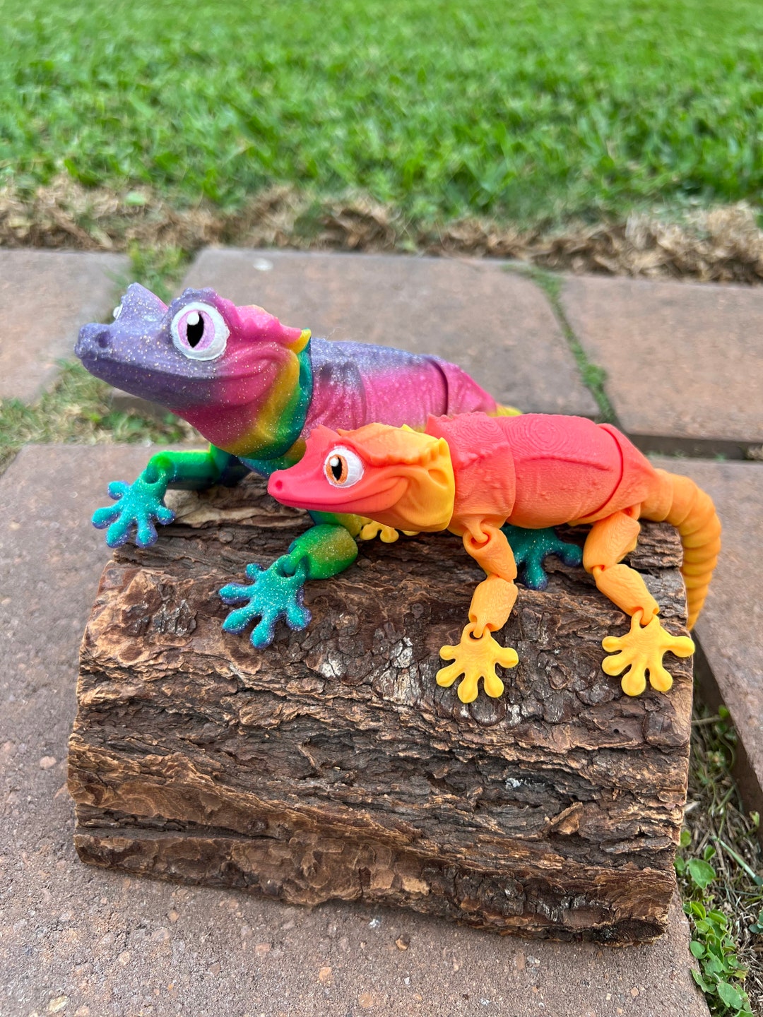 Crested Gecko Articulated Fidget made to Order Sensory Gecko Matmire ...