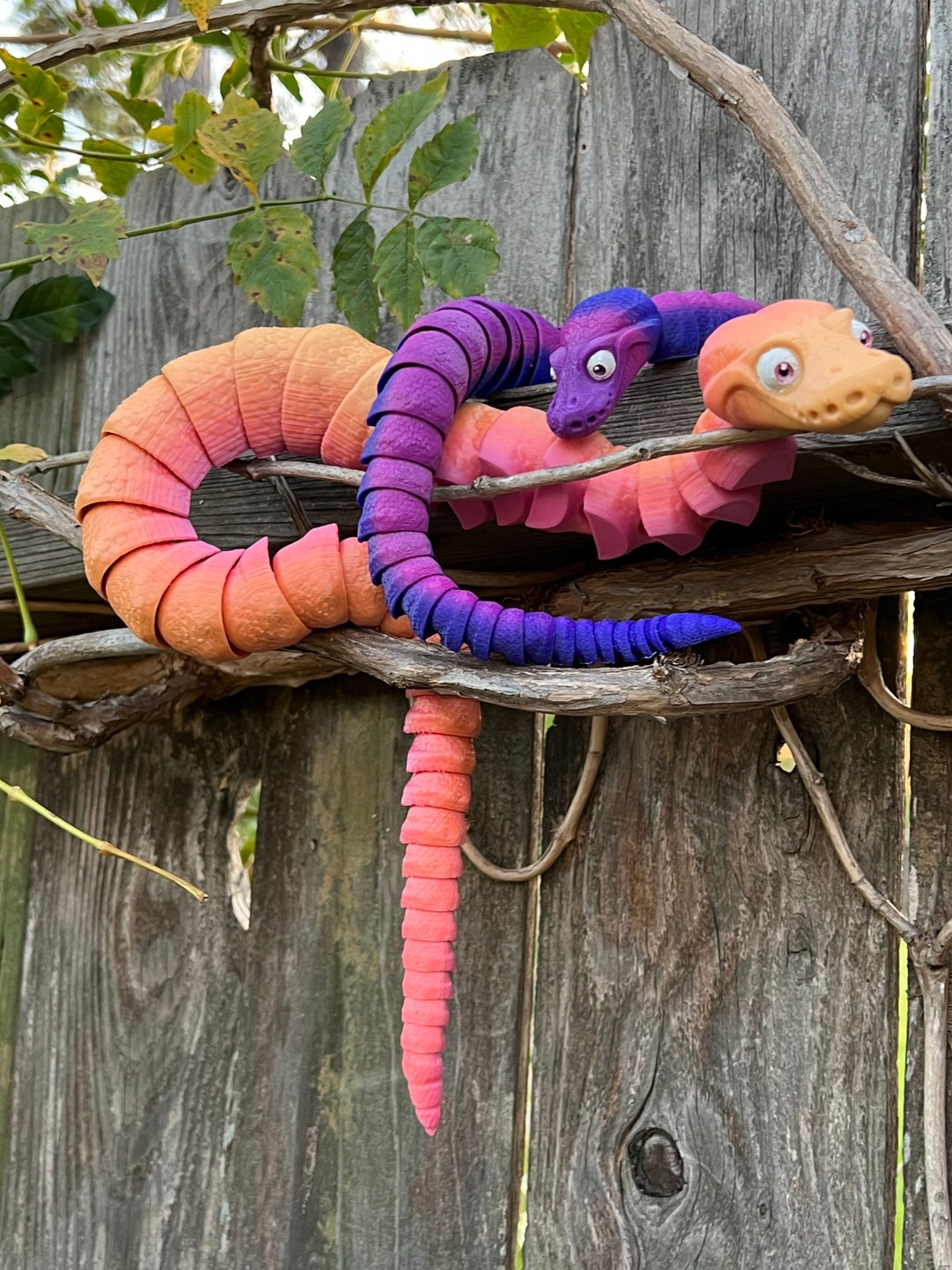 Ball Python Articulated Fidget made to Order Sensory Snake Matmire ...