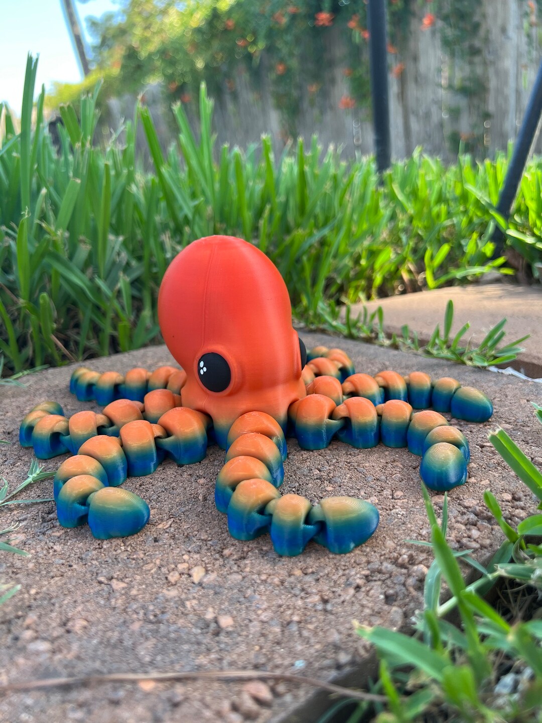 Octopus Fidget made to Order Cute Articulated Octo Sensory Toy - Etsy